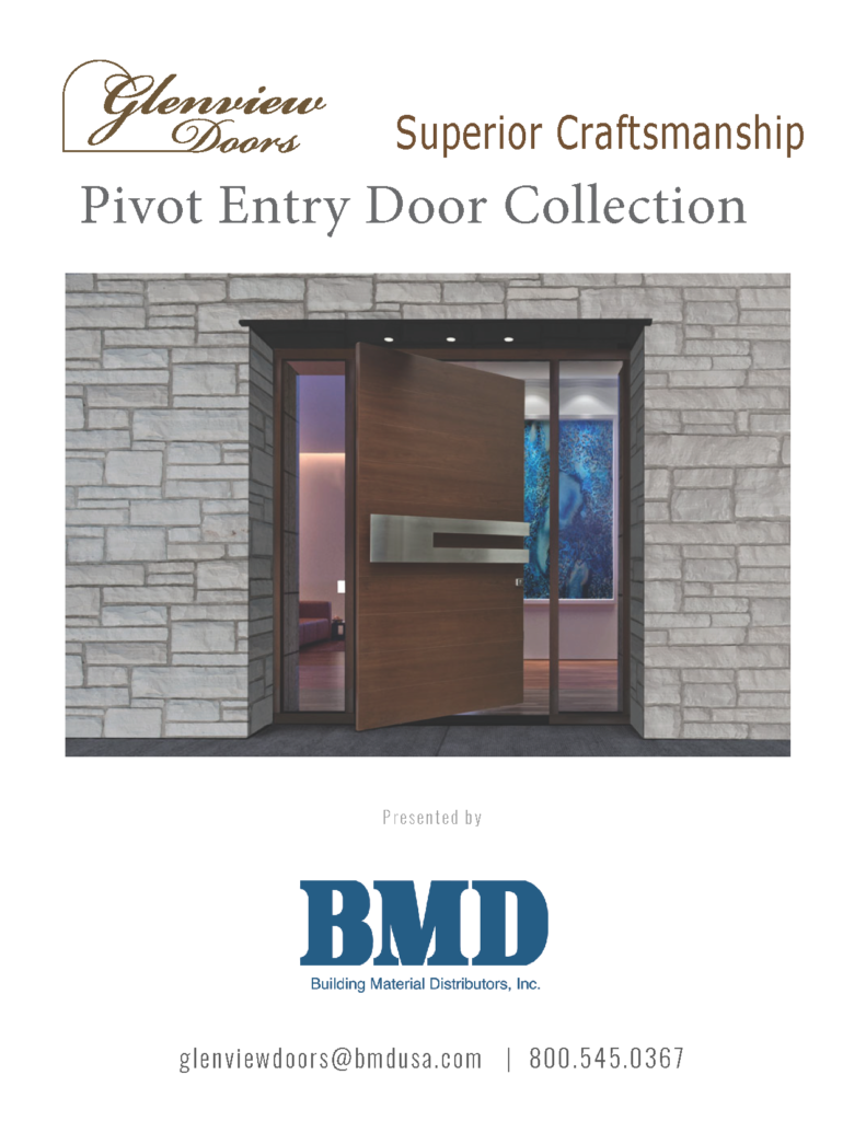 Glenview Entry Doors - Building Material Distributors (BMD)